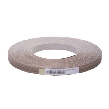 Iron On Black Walnut Veneer Edging Tape Strip 22mm x 50m - Sheet ...