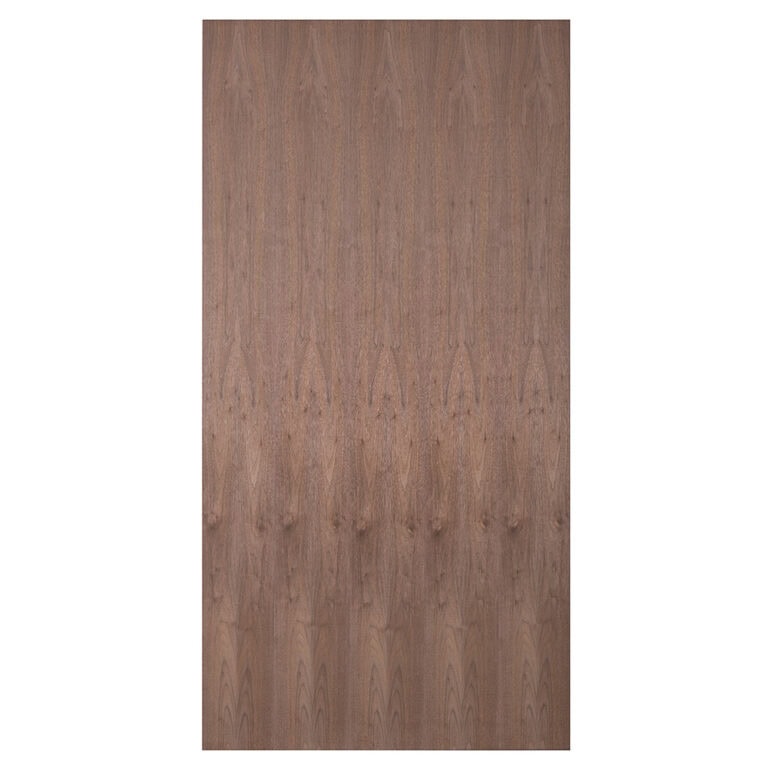 19mm Black Walnut Veneered MDF 2 Sides Crown Cut A/B 2440 x 1220mm (8 ...