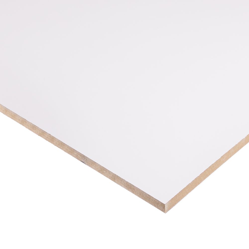 18mm White Melamine Faced Chipboard 2400mm x 1200mm (8′ x 4′) Double-sided Shelving - Sheet ...