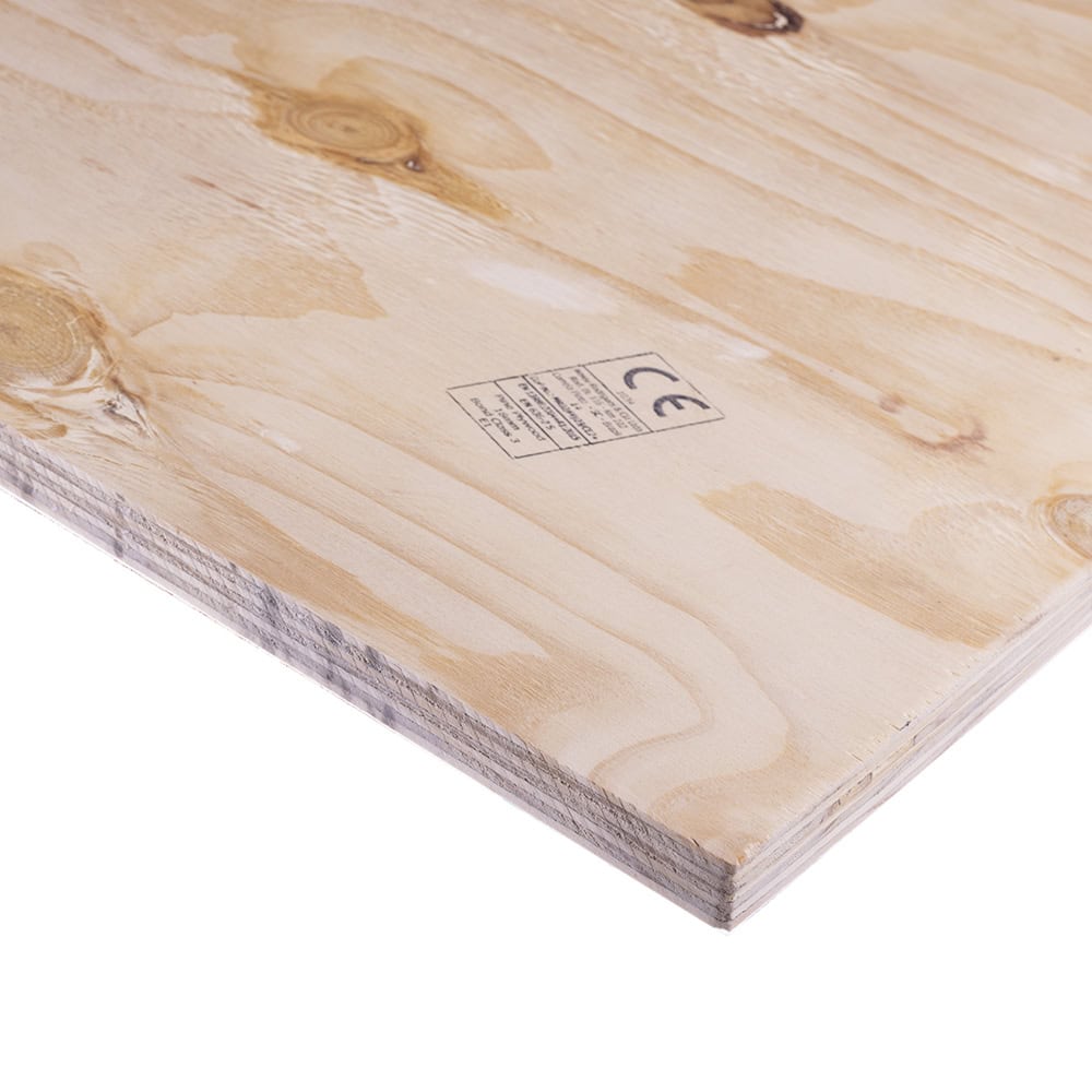 18mm Wisa Spruce Softwood Plywood G/III 2440mm x 1220mm (8' x 4') FSC ...