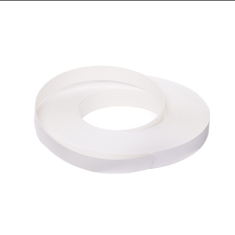 22mm Smooth White Melamine Pre-Glued Edging Tape Strip 50m - Sheet ...