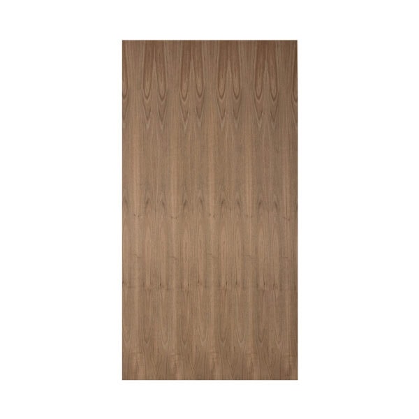 6mm Black Walnut Veneered MDF 2 Sides Crown Cut A/B 2440 x 1220mm (8' x ...