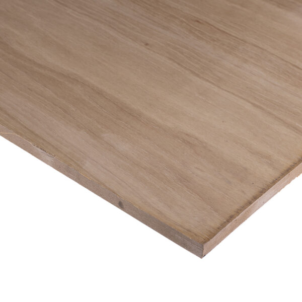 16mm Oak Veneered MDF 2 Sides Crown Cut A/B Grade 2440mm x 1220mm (8' x ...