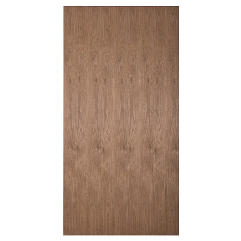 10mm Black Walnut Veneered MDF 2 Sides Crown Cut A/B 2440 x 1220mm (8 ...