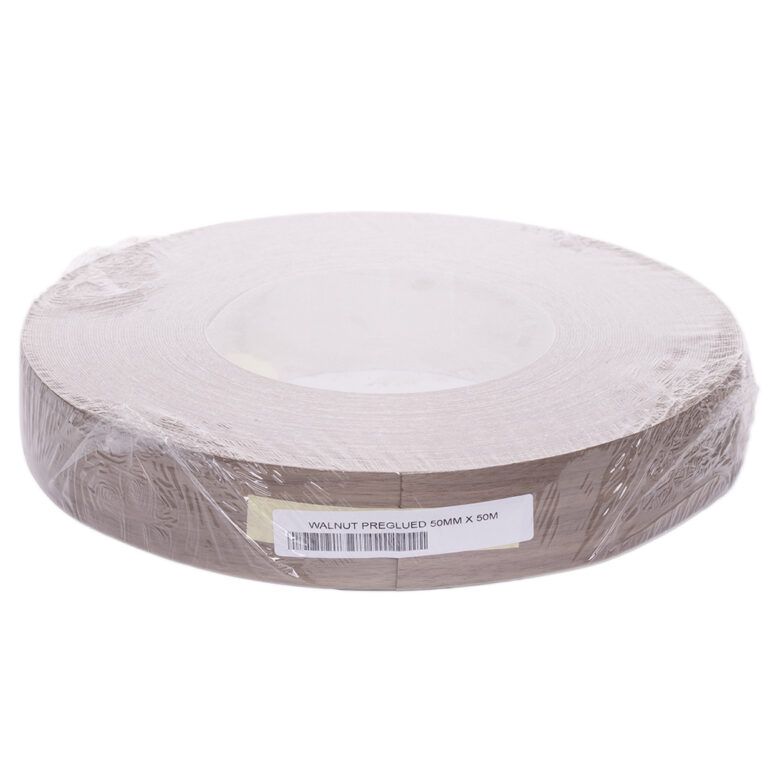 Iron On Black Walnut Veneer Edging Tape Strip 50mm x 50m - Sheet ...