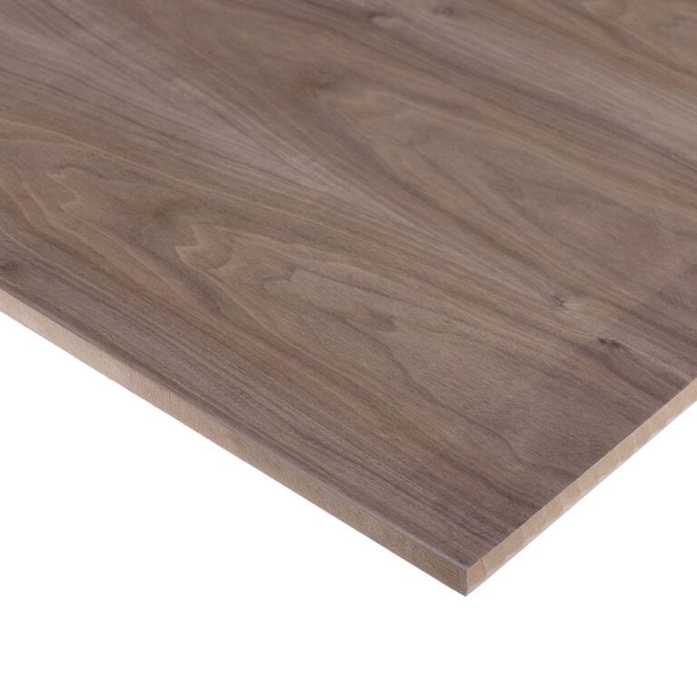 13mm Black Walnut Veneered MDF 2 Sides Crown Cut A/B 2440mm x 1220mm (8 ...