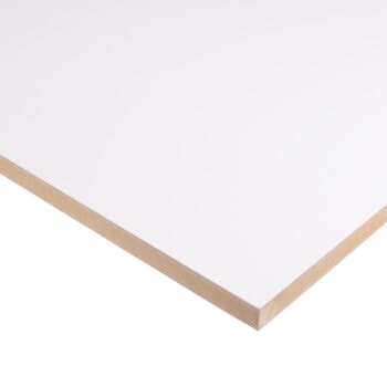 18mm Double-sided Textured White Melamine Faced MDF 2440mm x 1220mm (8 ...