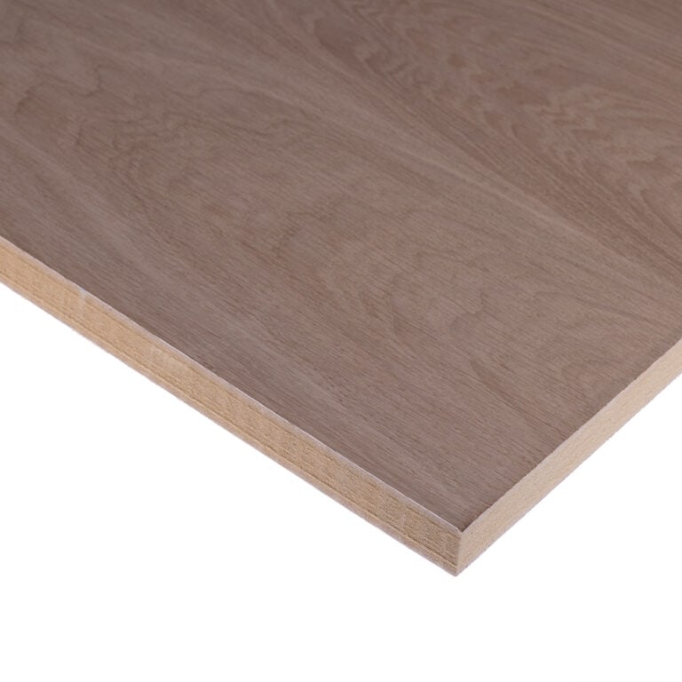 19mm Oak Veneered MDF 2 Sides Crown Cut A/B Select Grade 2440mm x ...